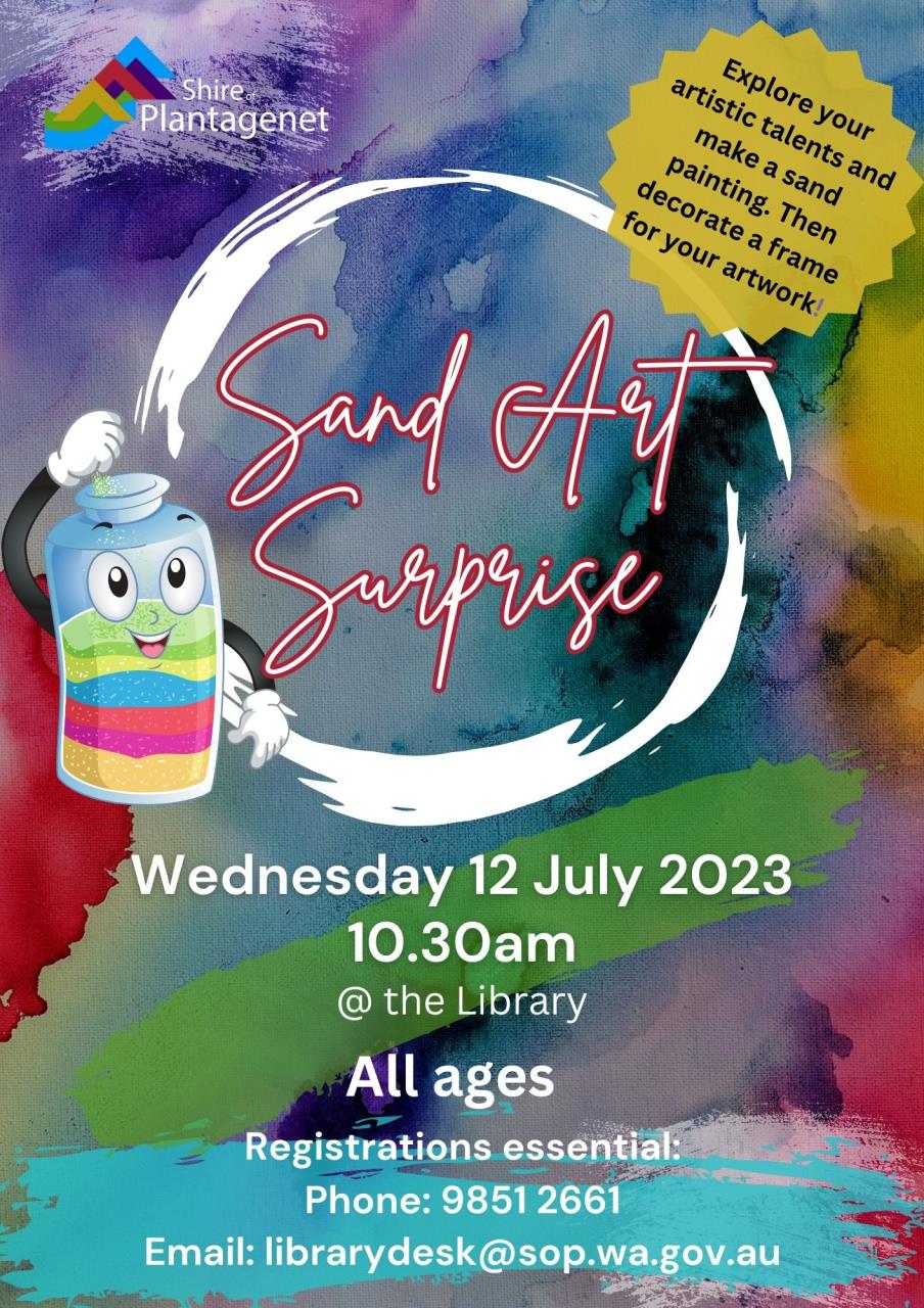Sand Art Suprise » Shire of Plantagenet