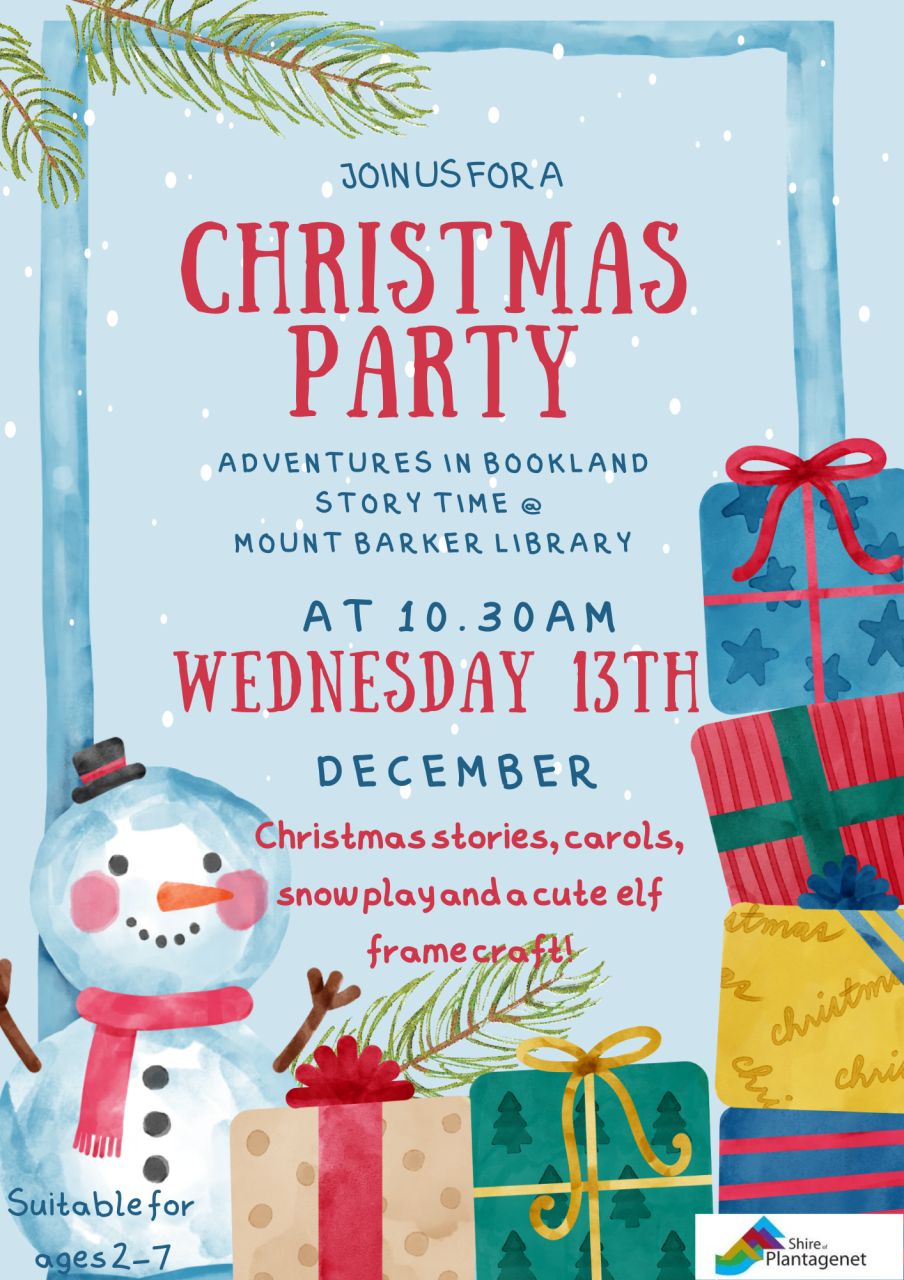 Christmas Story Time » Shire of Plantagenet
