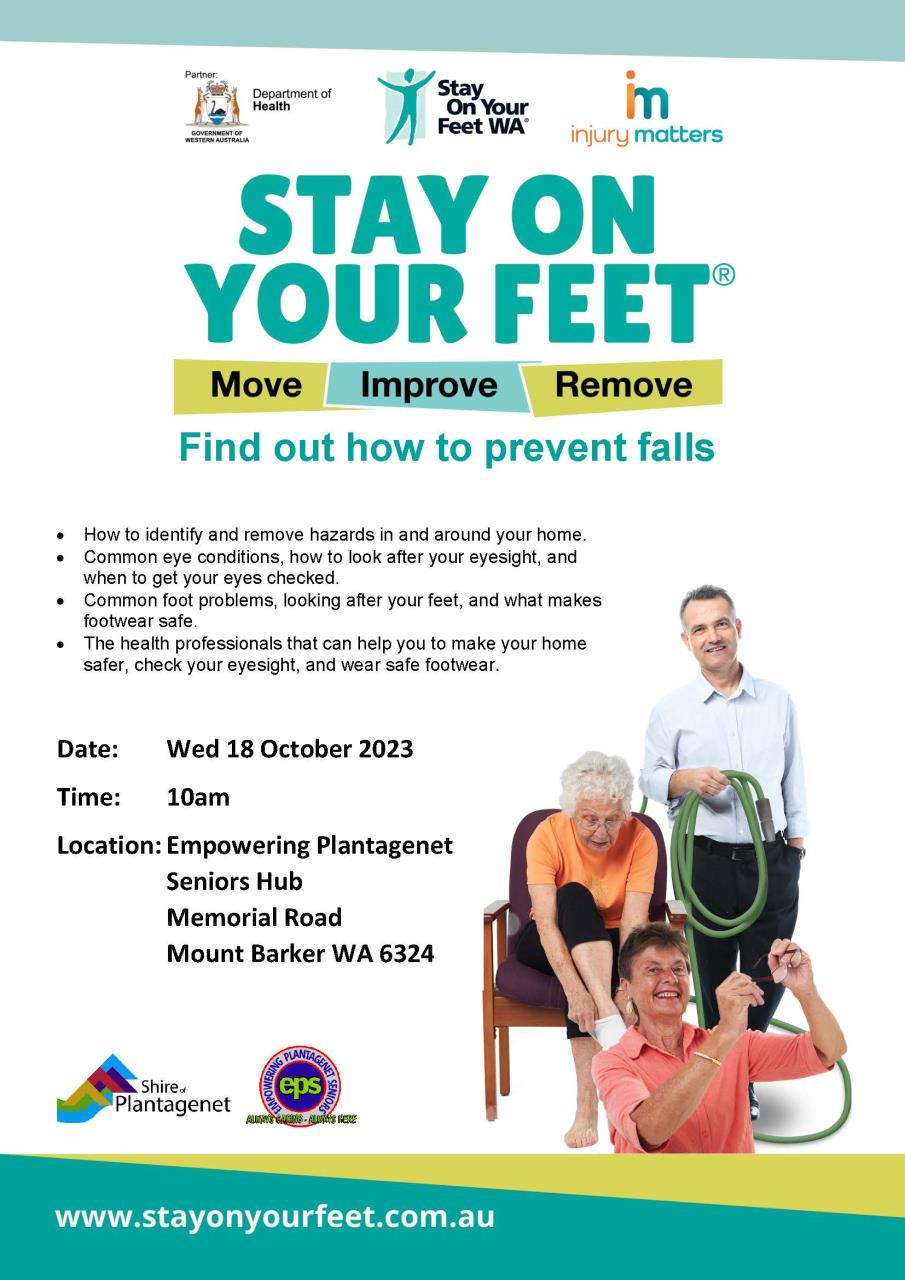 Stay on Your Feet » Shire of Plantagenet