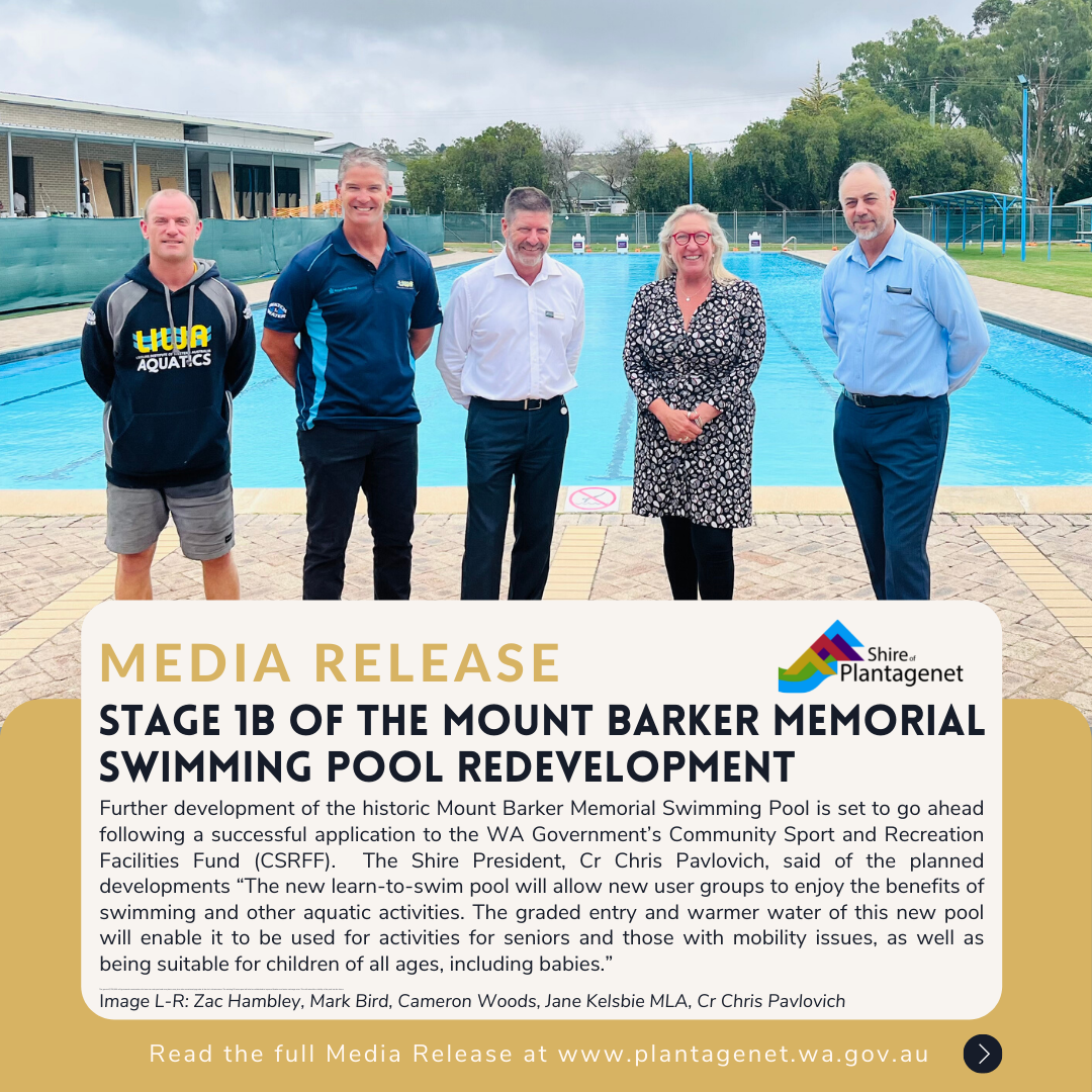Latest News » Shire of Plantagenet